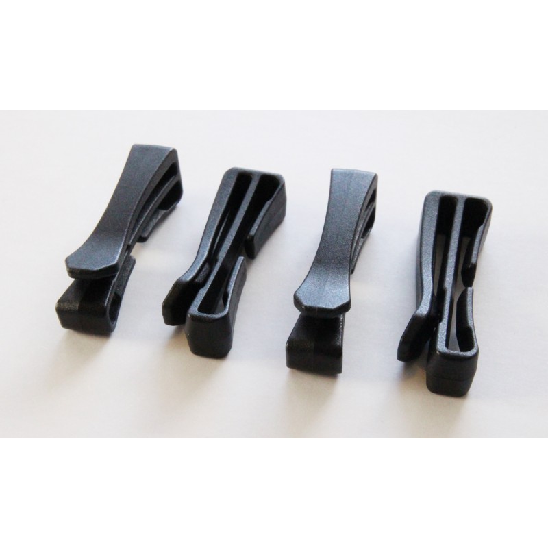 Heavy Duty Reusable Molle Backpack Webbing Strap Fastening Keeper Clip ...