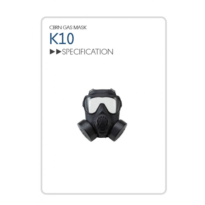 Next Gen South Korean K10 NATO CBRN NBC Gas Mask Air Respirator