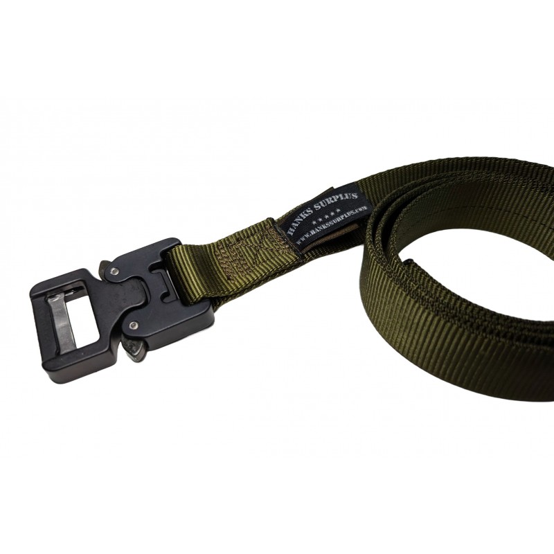 Military Hiking Riggers Mil-Spec 1" Nylon Webbing Waist Belt with COBRA ...
