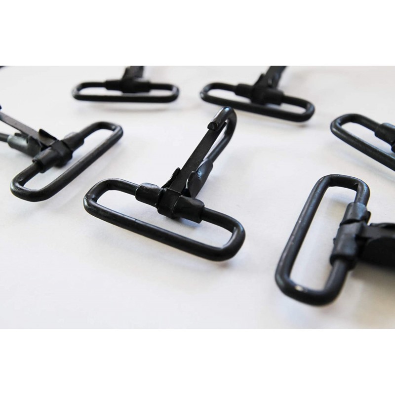 Genuine US Military Heavy Duty Replacement 1.5" Metal Snap Hook Clips ...