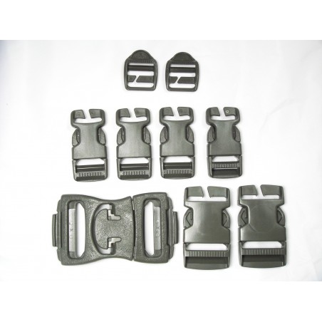 US Military Replacement Backpack Buckle & Snap Set