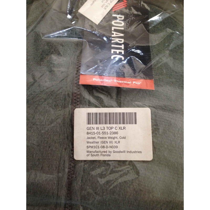 Official US Military Polartec Thermal Pro Gen III Cold Weather Fleece ...